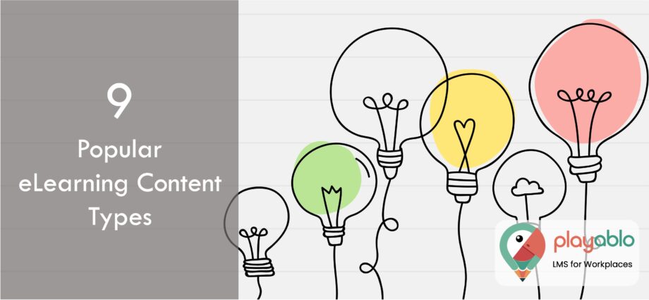 9 eLearning Content Types and When to Deploy Them